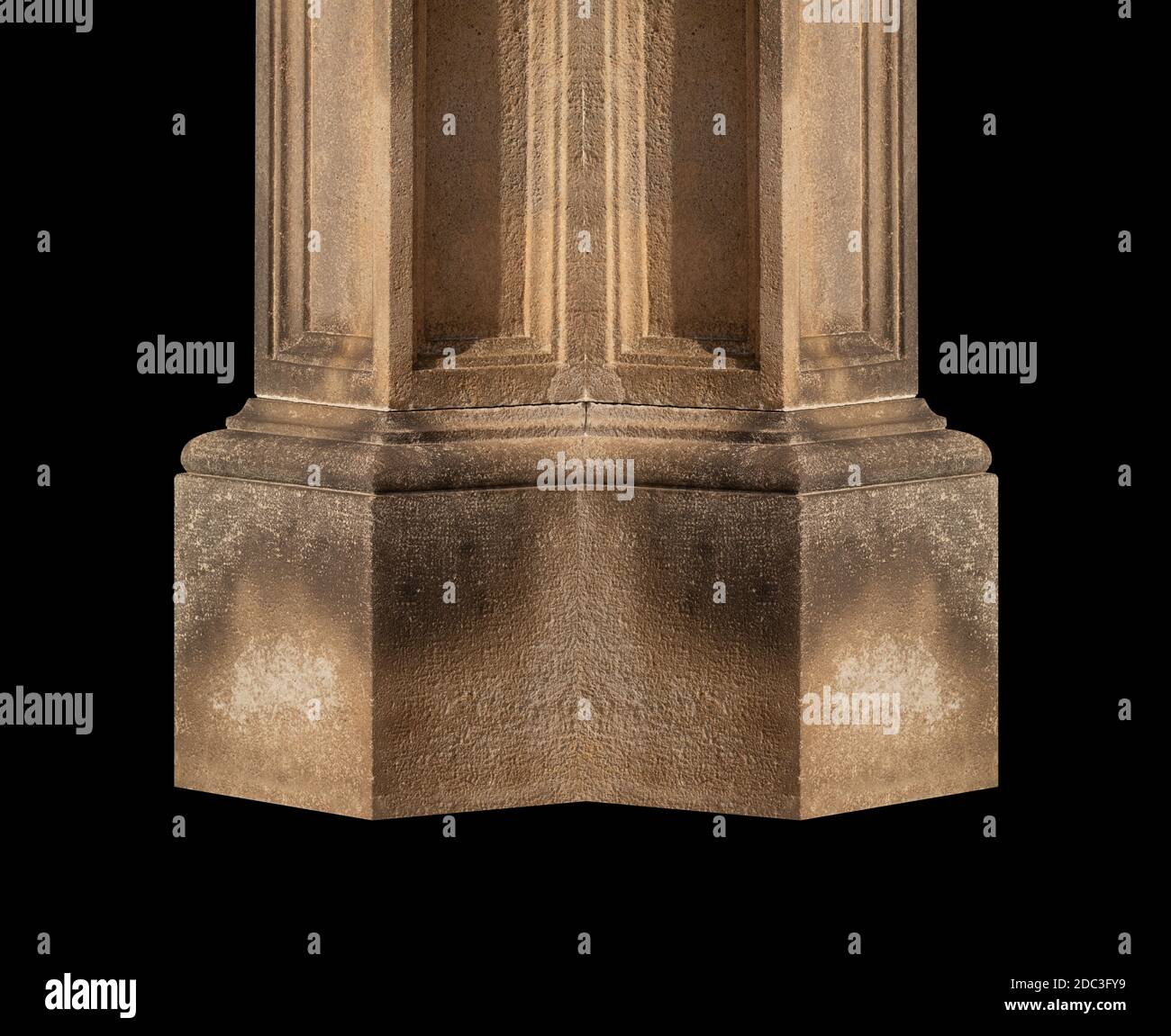 Éléments de décorations architecturales de bâtiments, colonnes et ...