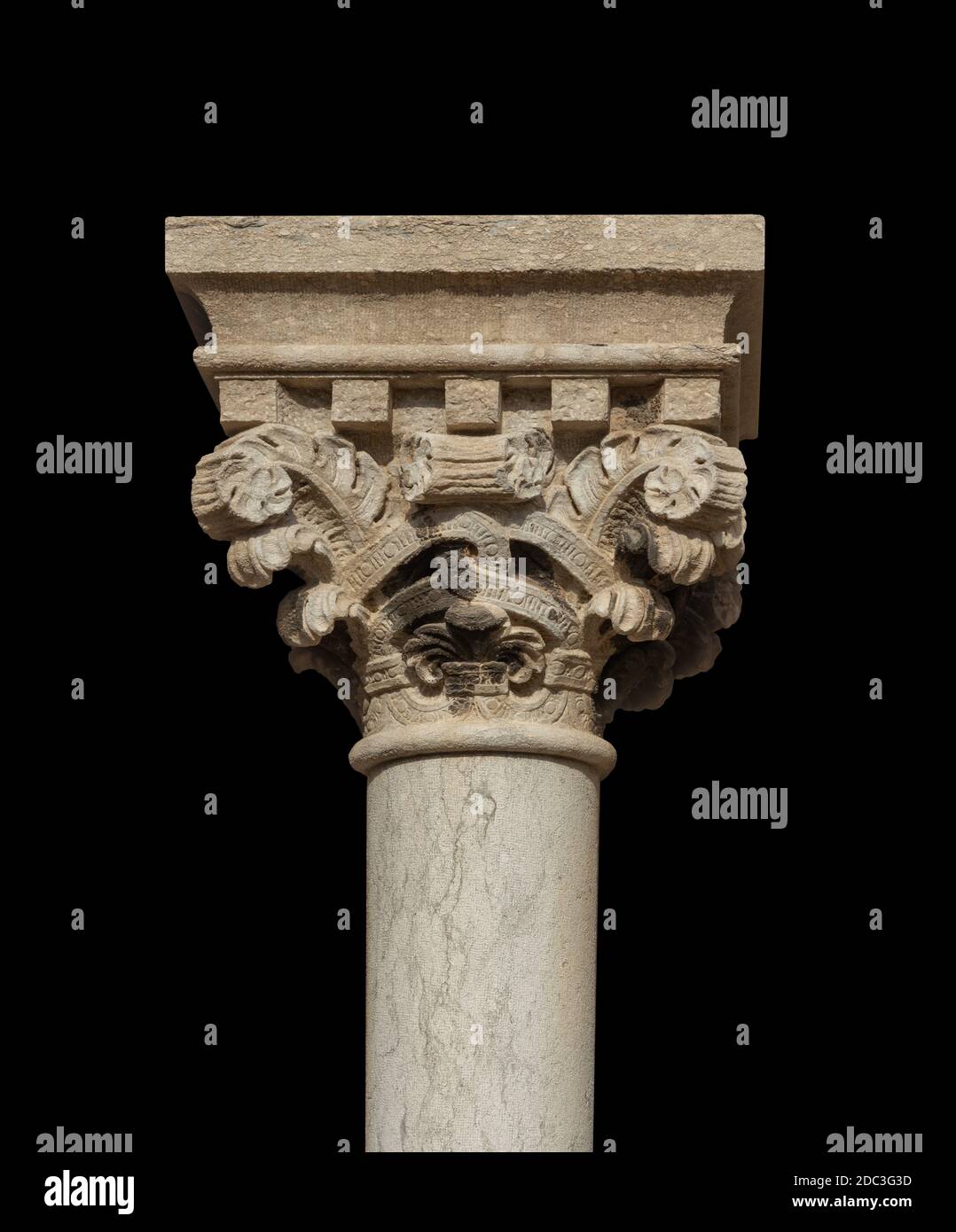 Éléments de décorations architecturales de bâtiments, colonnes et ...