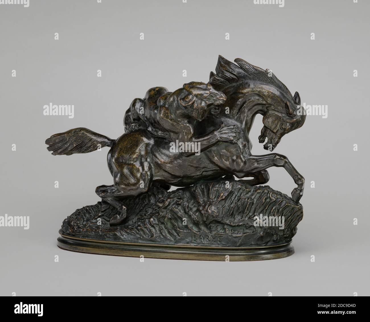 Antoine louis barye cheval Banque de photographies et d’images à haute ...