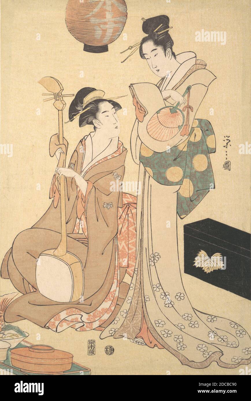 Geisha musical instrument japan japanese Banque de photographies et d ...