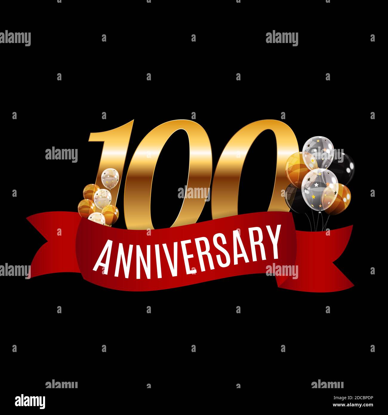 100 ans nombre or Banque de photographies et d’images à haute ...