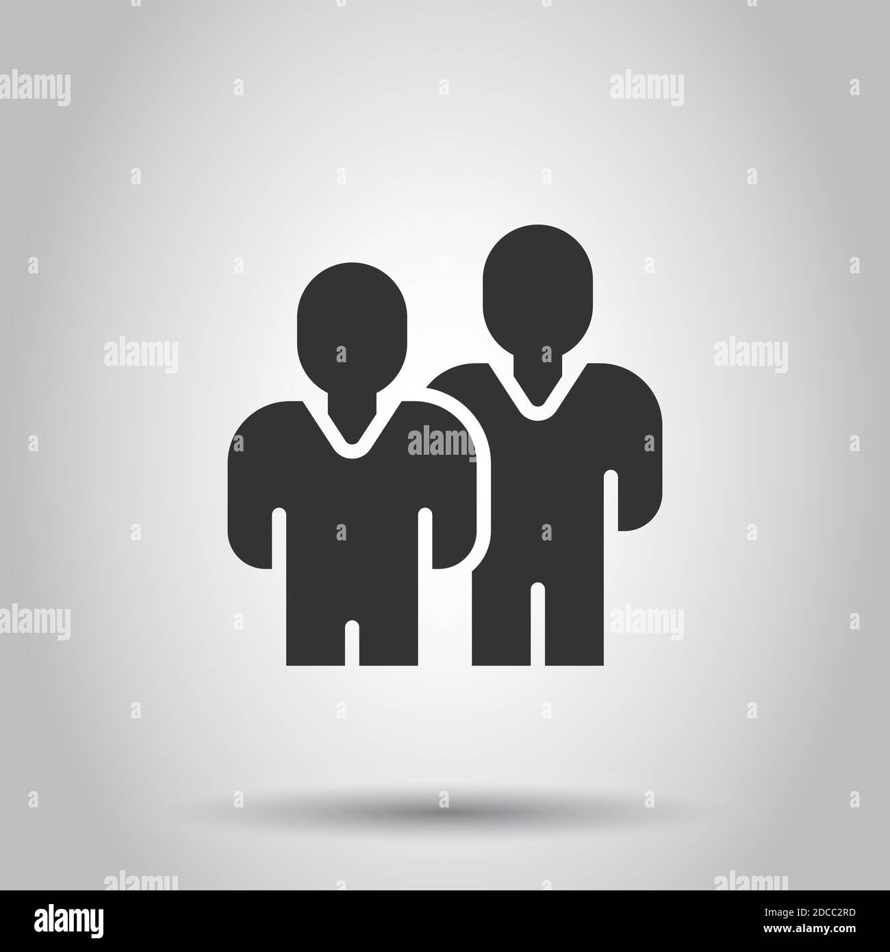 Pictogramme partenariat business Banque d'images vectorielles - Alamy