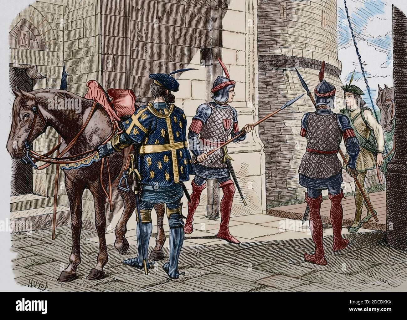 French king scotland guard Banque de photographies et d’images à haute ...