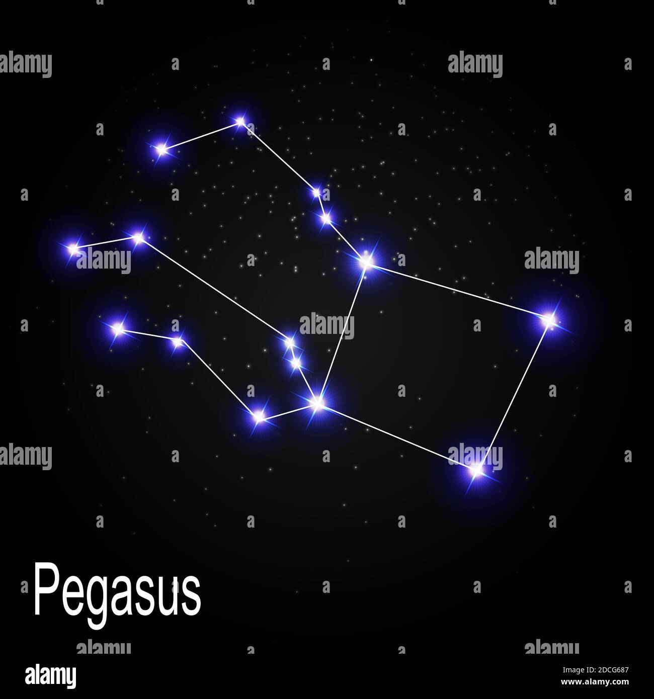 Pegasus constellation Banque de photographies et d’images à haute ...