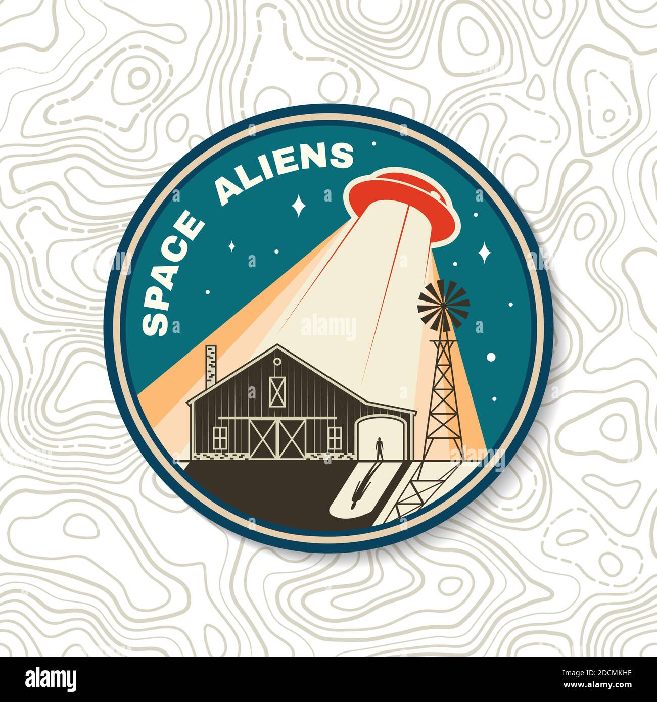Extraterrestres. Les humains ne sont pas seuls. Illustration ...