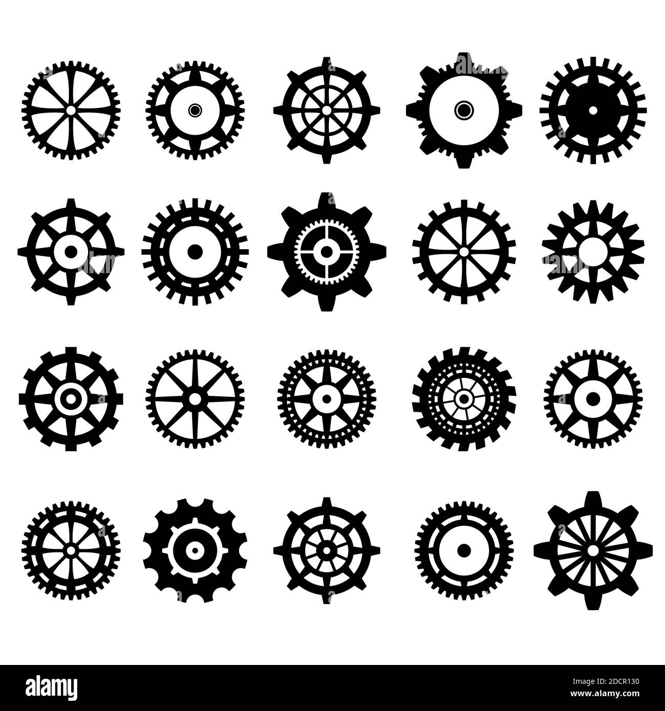 Vieux rouage Banque d'images vectorielles - Alamy