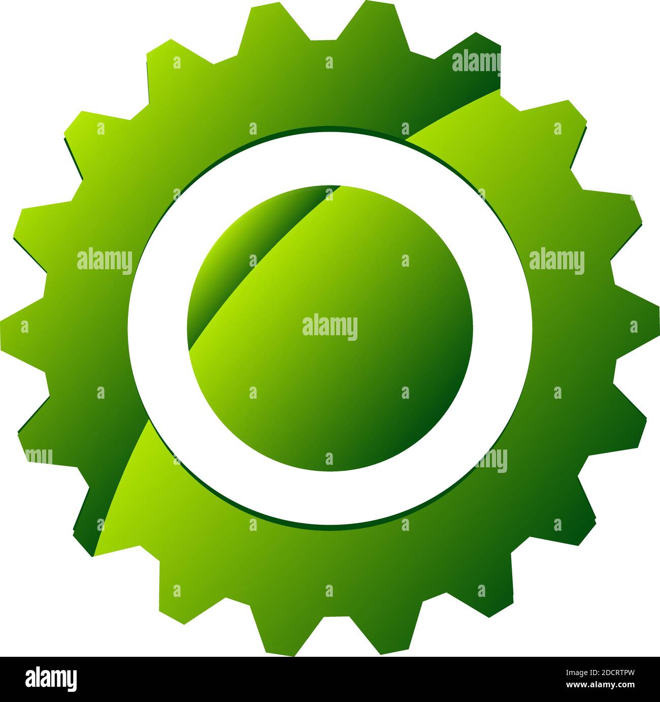 Engrenage, roue dentée, icône de roue dentée, symbole et logo ...