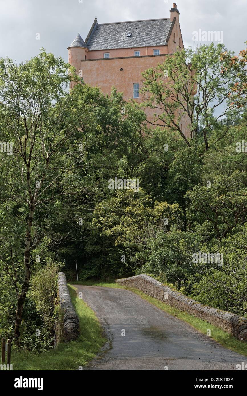 Château de Kinlochaline à la tête du Loch Aline, en Écosse. Le château ...