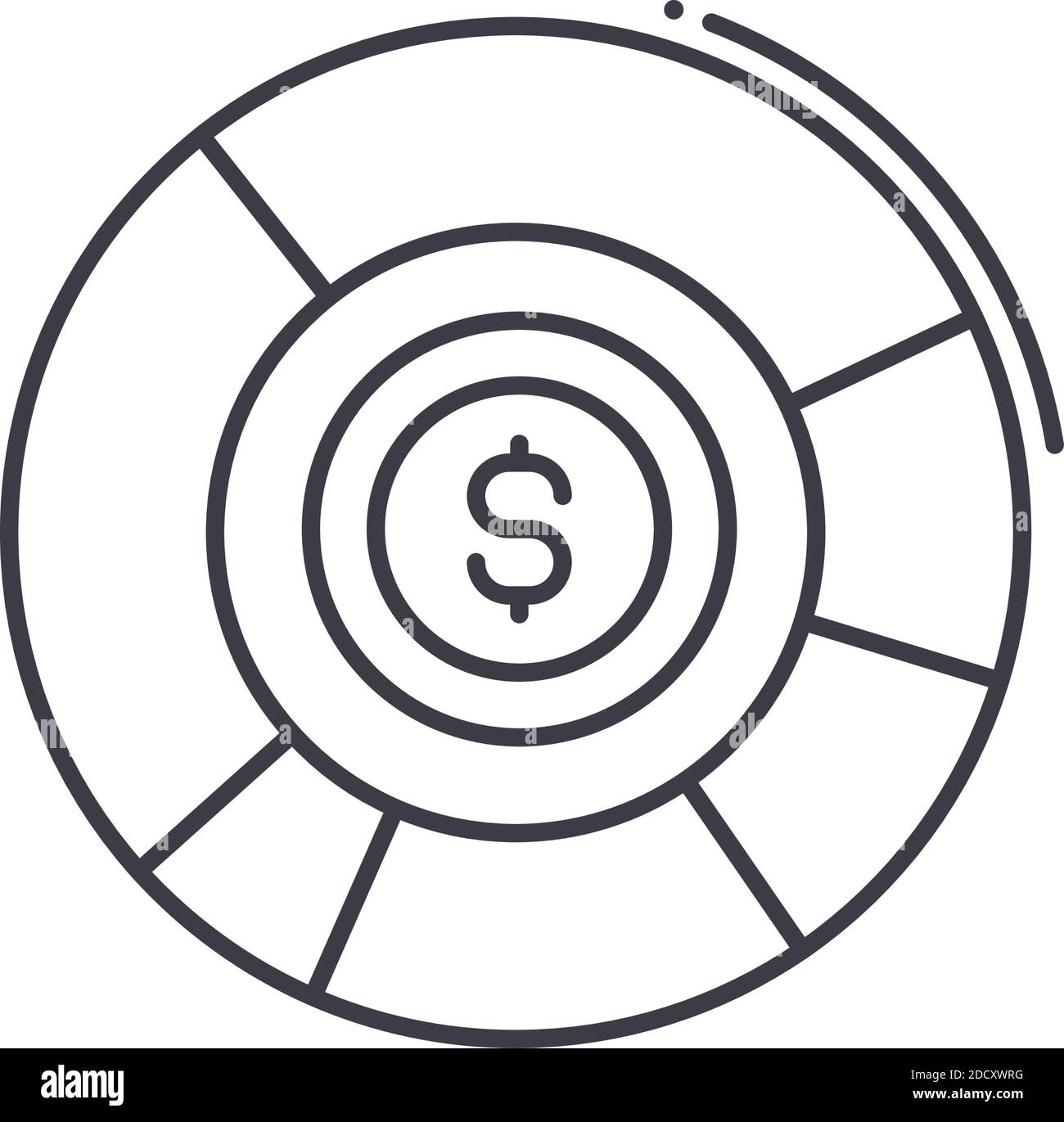 Business pie chart market share Banque d'images vectorielles - Alamy