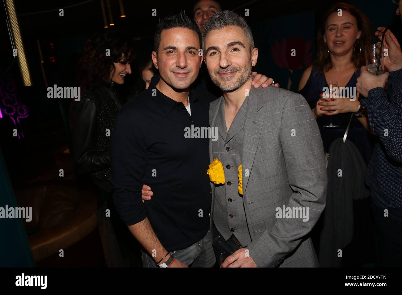 Exclusif - Ludovic Attal et David C. Barrot assistent à une fête pour ...