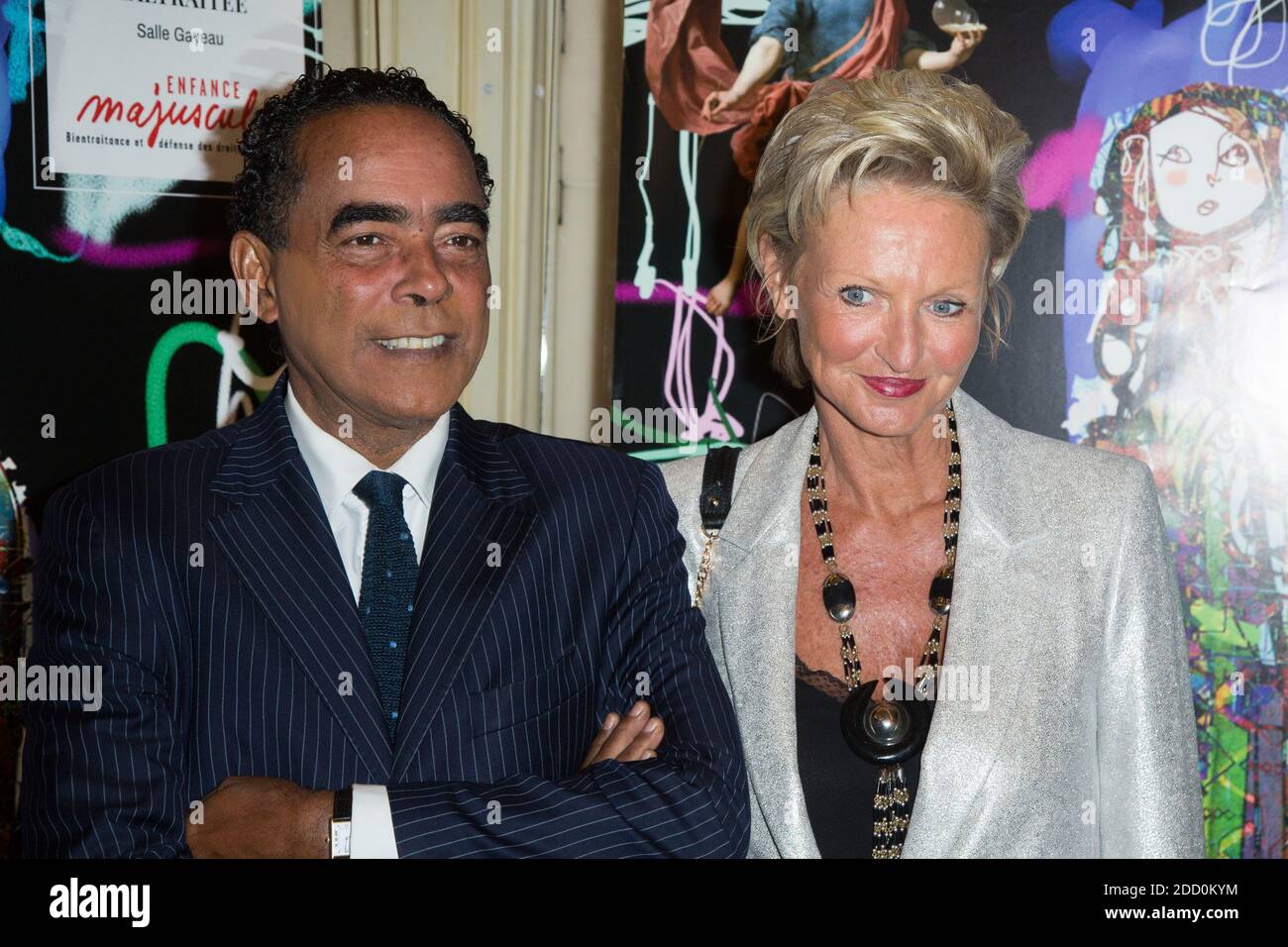 Alex Ursulet et la princesse Anne de Bourbon des deux-Siciles lors du ...