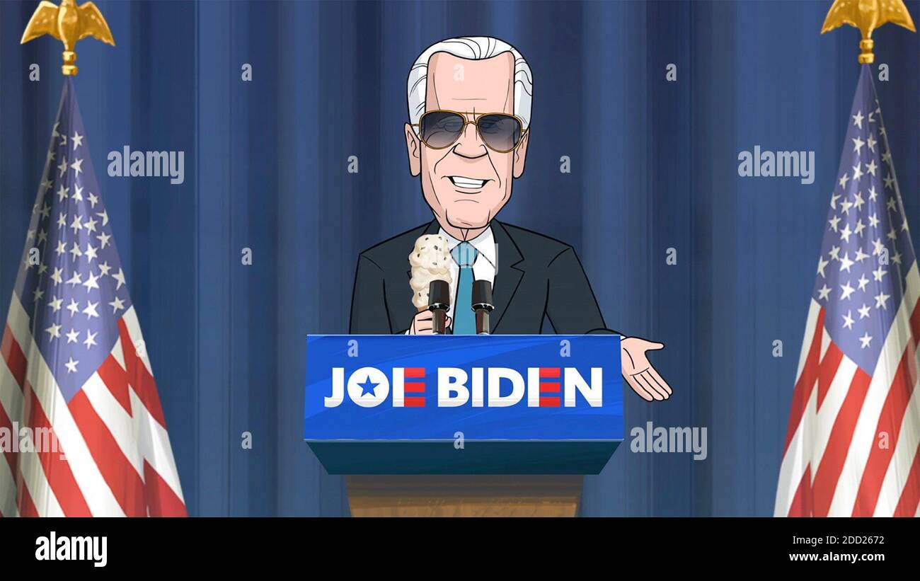 NOTRE PRÉSIDENT DE DESSIN ANIMÉ, Joe Biden (voix: Jeff Bergman ...