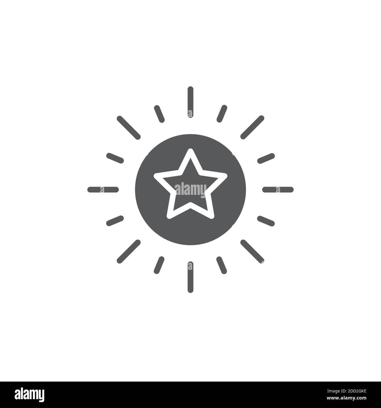 icône d'excellence, couleur, ligne, signe vectoriel, pictogramme de ...