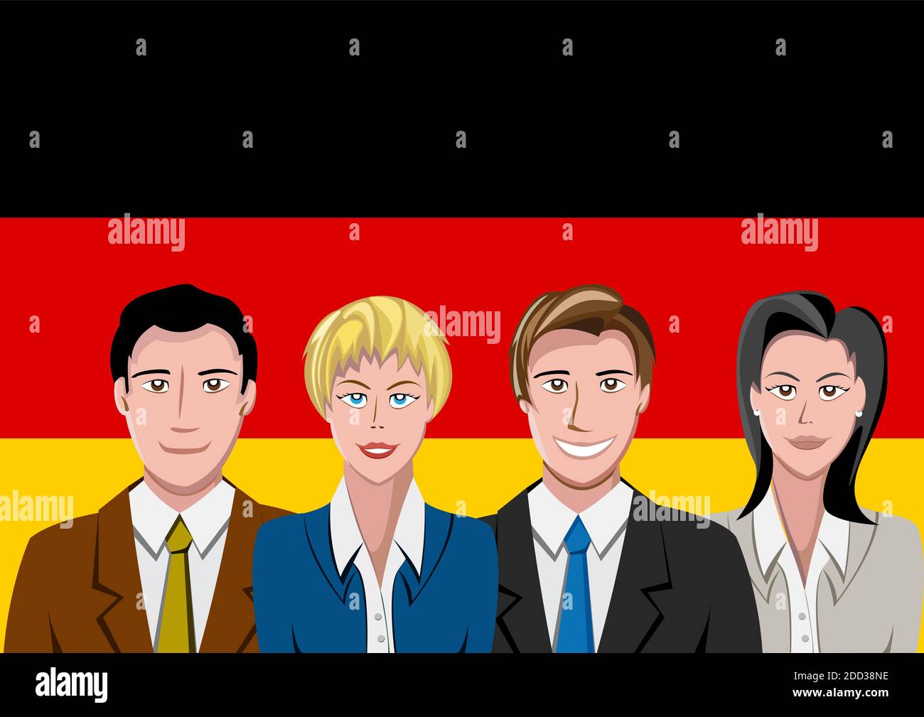 Pédagogue allemand Banque d'images vectorielles - Alamy