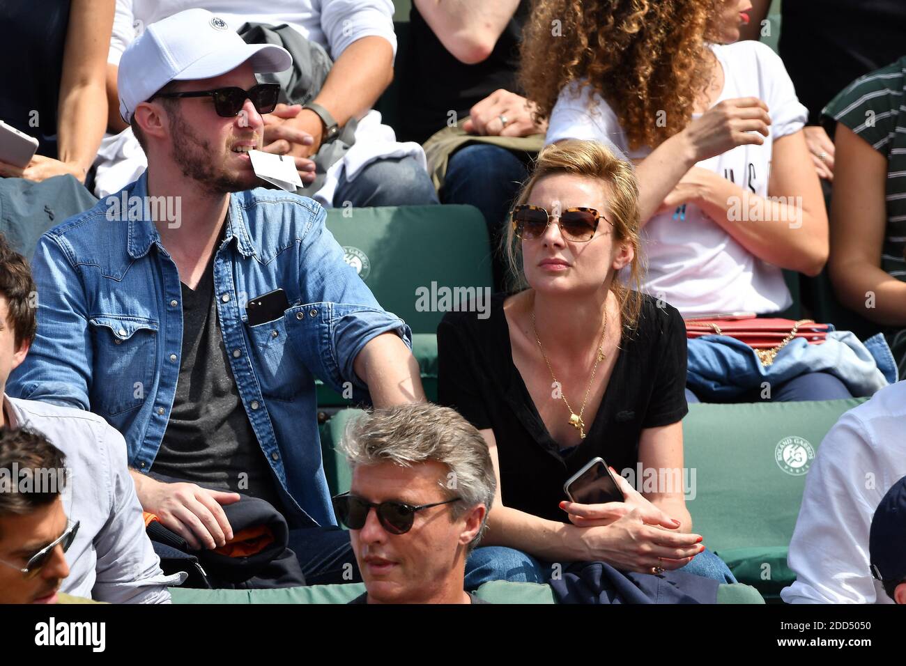 L'actrice Charlie Bruneau participe à l'Open de France 2018 à Roland ...