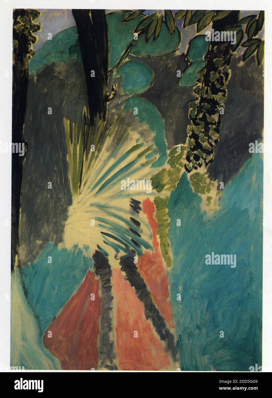 Henri Matisse. 1869-1954. La feuille de palmier, Tanger Photo Stock - Alamy
