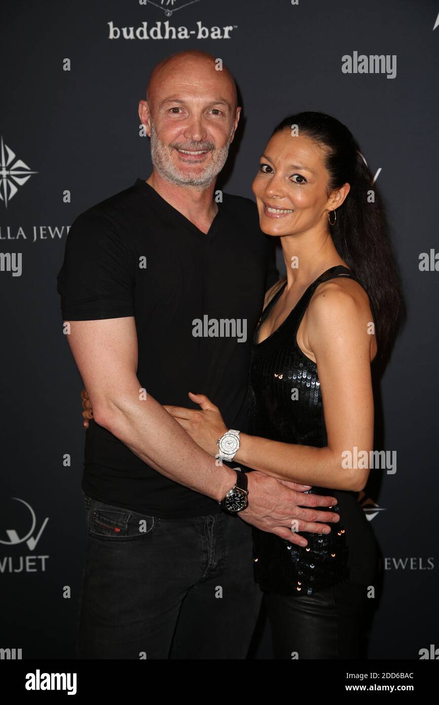 Frank Leboeuf et son épouse participant à la fête France 98 qui s'est ...