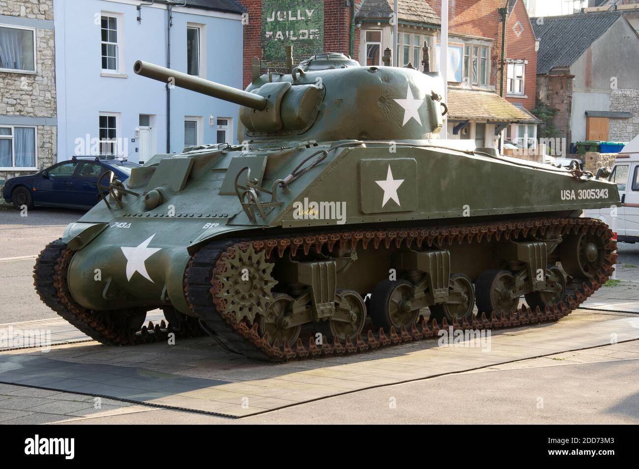 American ww2 sherman tank on Banque de photographies et d’images à ...