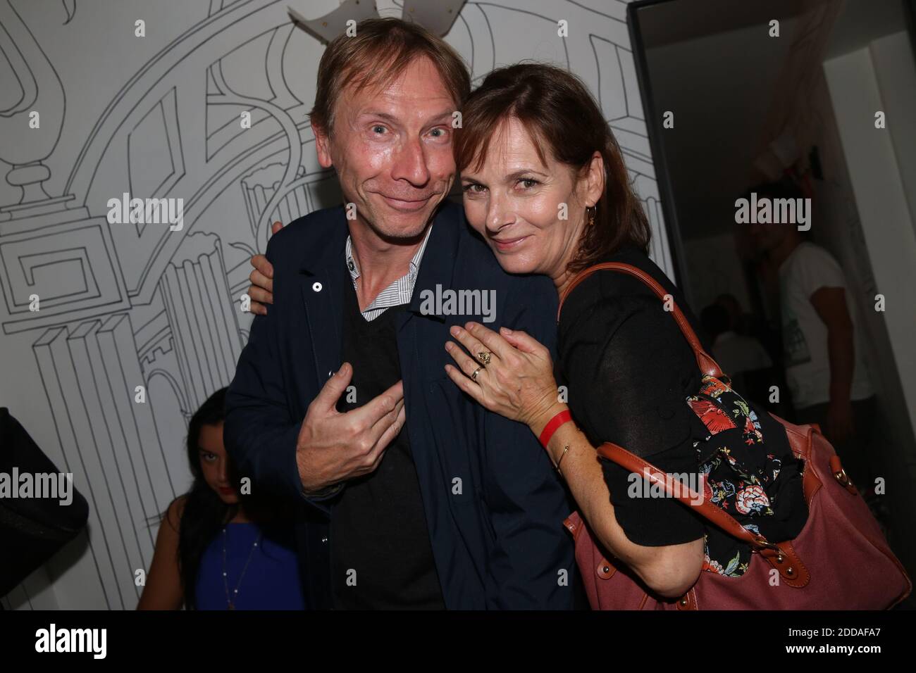 Exclusive - Thierry Ragueneau et sa femme Cecilia Hornus lors de la ...