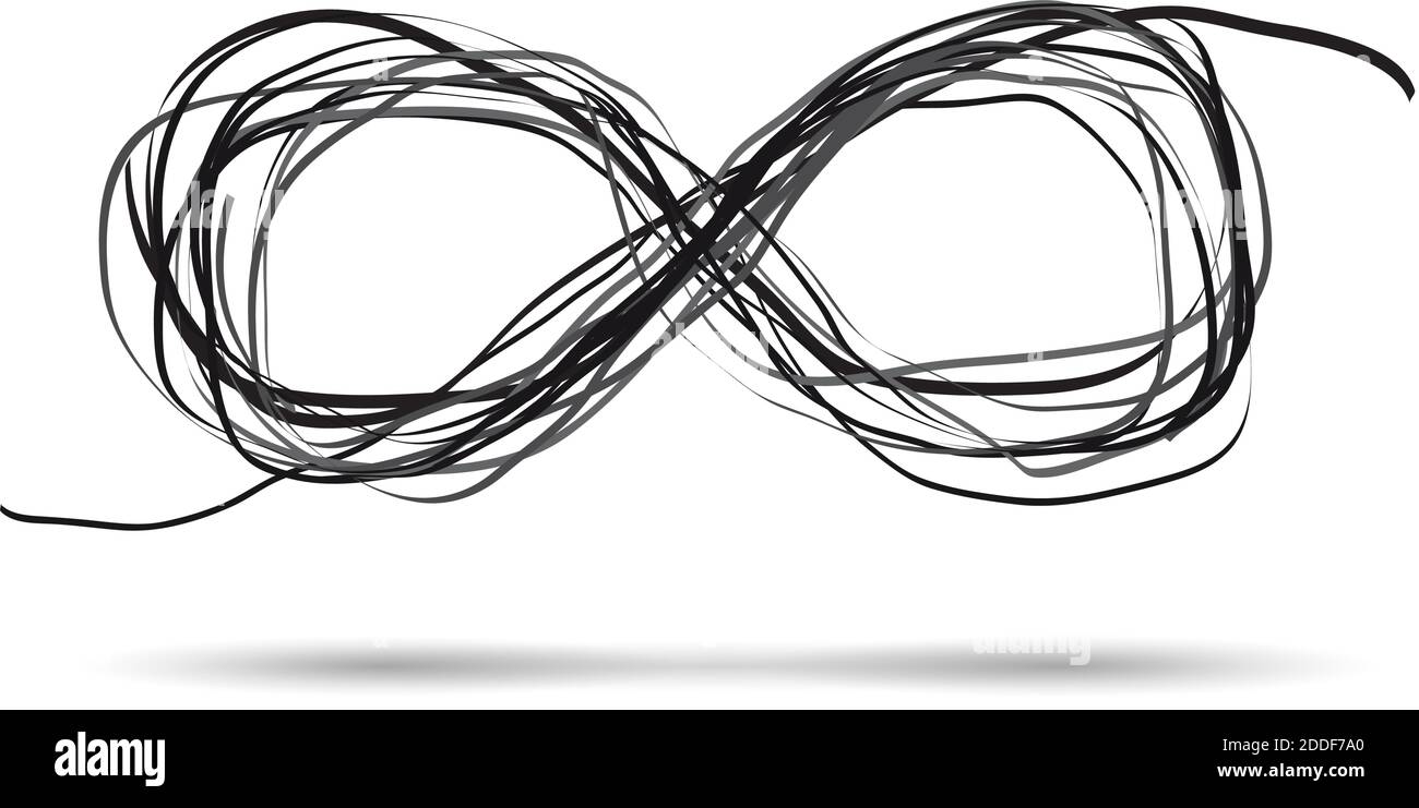 Infinity symbol drawing Banque d'images vectorielles - Page 2 - Alamy