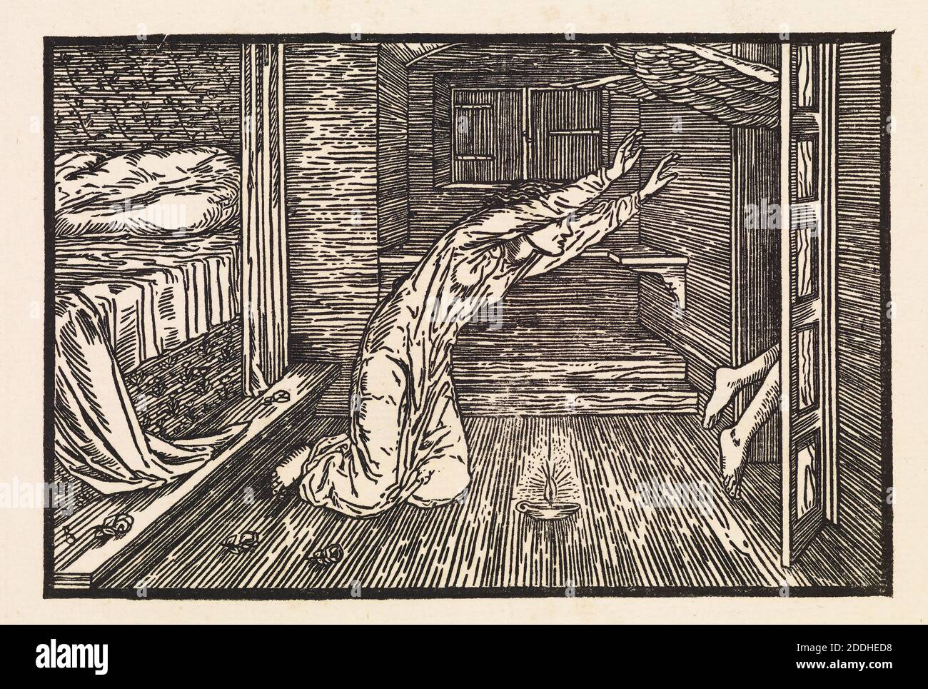 Artiste: Sir Edward Burne-Jones Engraver: Elizabeth Burden Cupid et ...