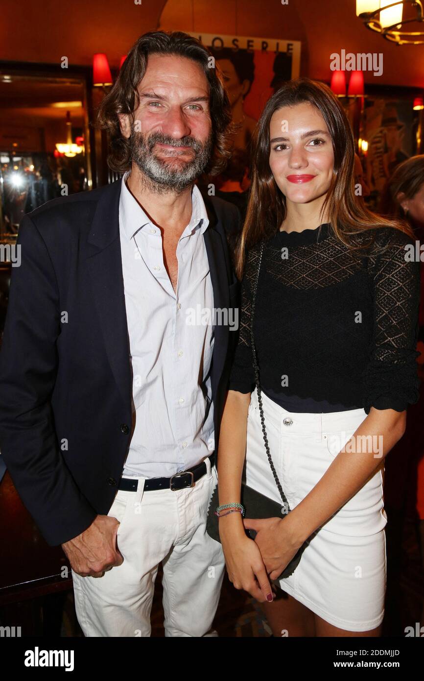 Frédéric Beigbeder et sa fille Chloé lors de la soirée de présentation ...