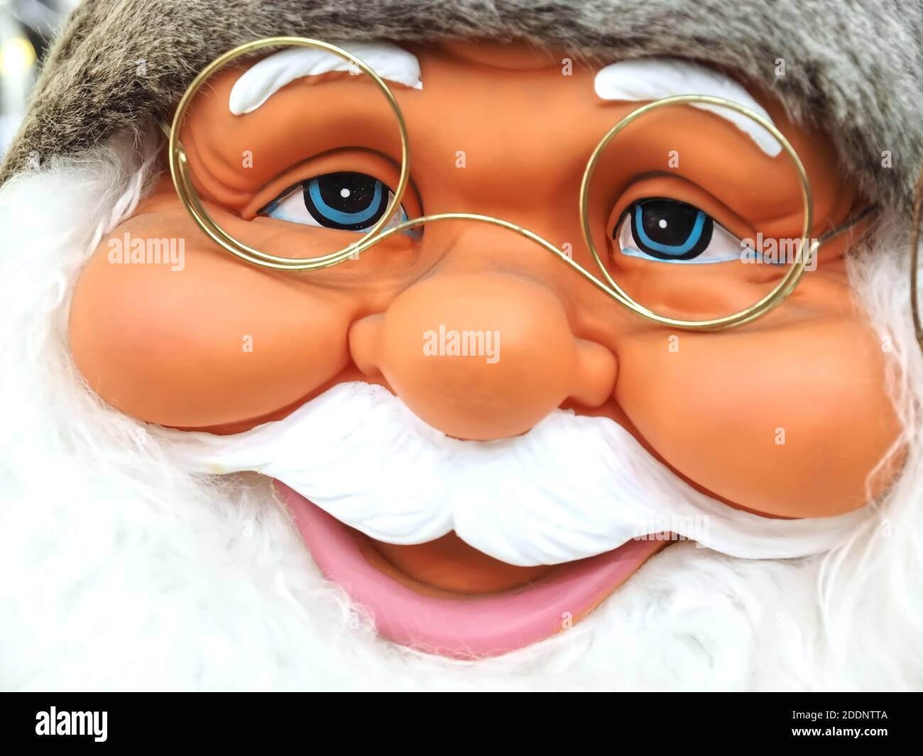 Visage de père noël Banque de photographies et d’images à haute ...