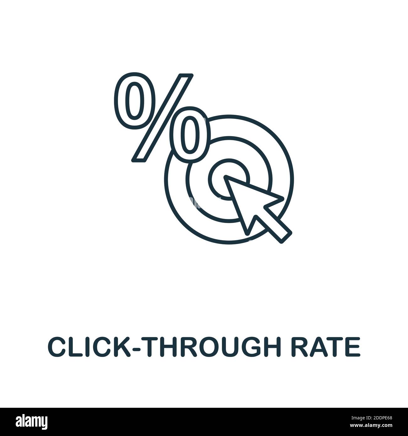 Cliquez sur l'icône taux. Simple élément de ligne de la collection de ...