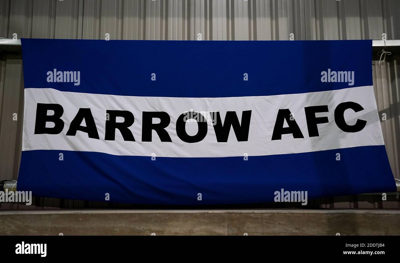 Une vue générale des drapeaux de la Barrow dans les stands avant le ...