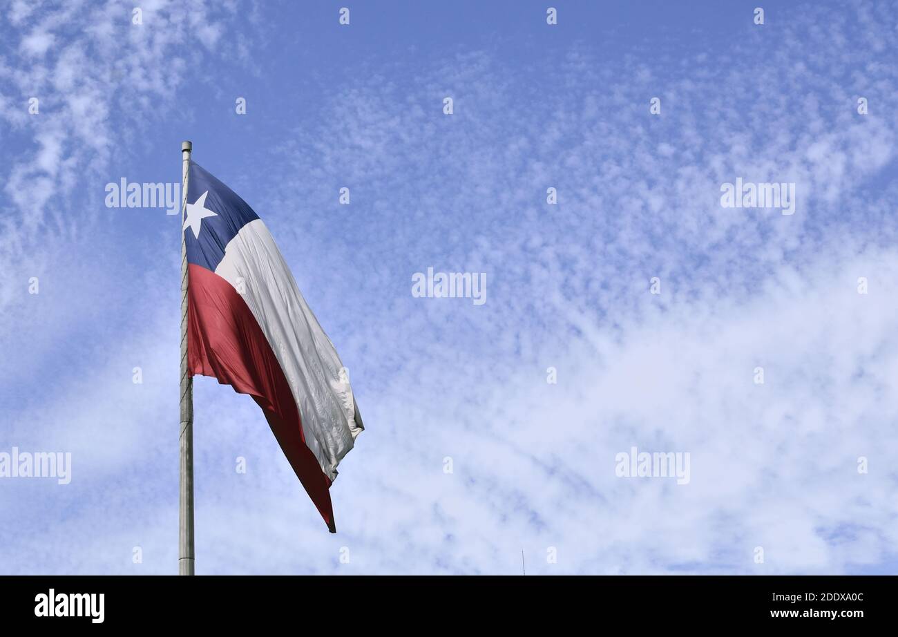Drapeau de santiago de chile Banque de photographies et d’images à ...