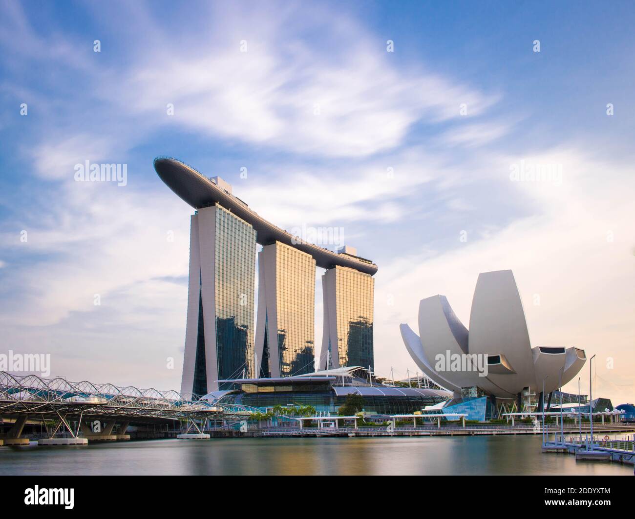 Marina Bay Sands Singapour Skyline Banque d'image et photos - Alamy
