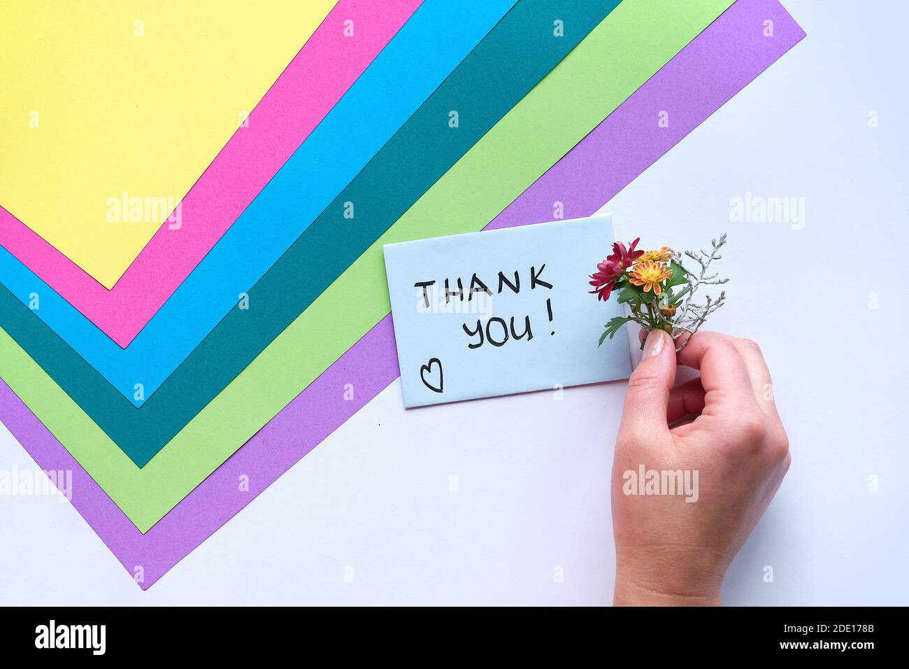 Merci de coeur Banque de photographies et d’images à haute résolution ...