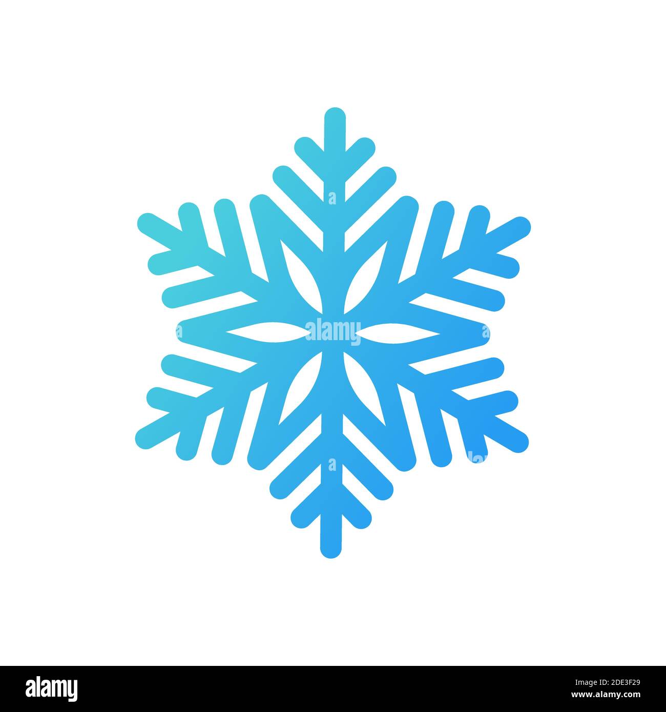 Icône flocon de neige logo Vector Illustration. Modèle vectoriel de ...