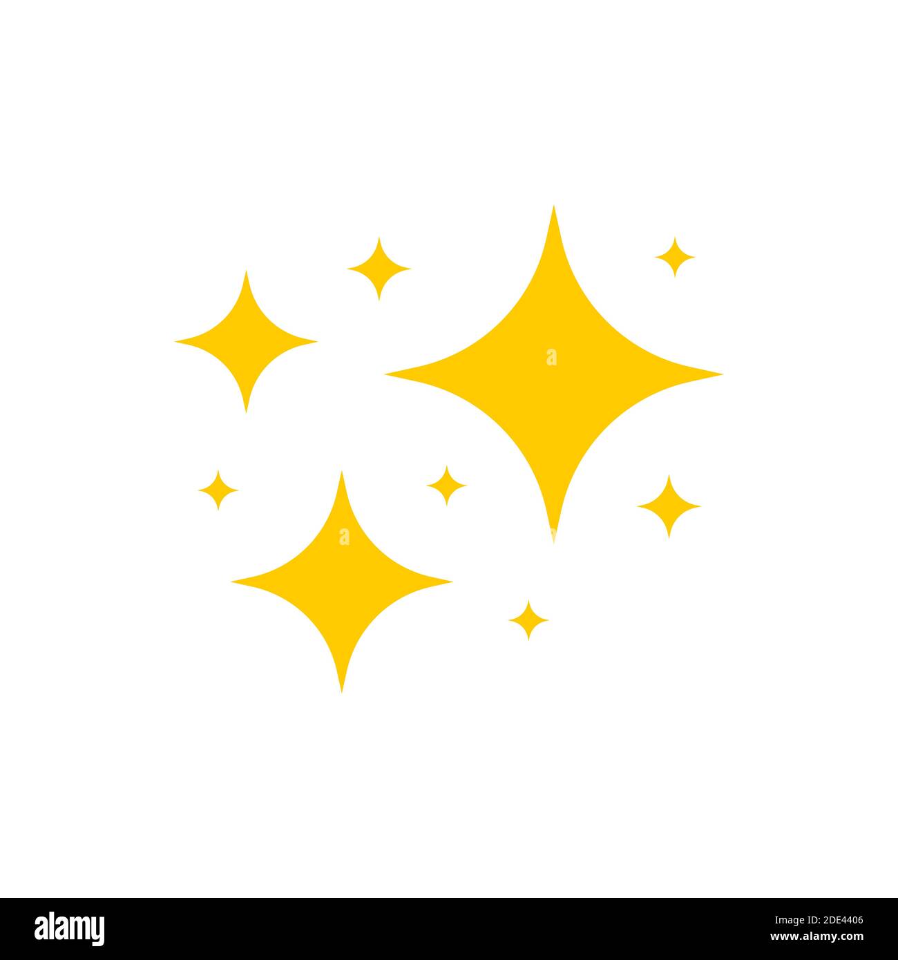 Vecteur des symboles jaune scintille. L'ensemble d'étoiles vectorielles ... Vecteur des symboles jaune scintille. L'ensemble d'étoiles vectorielles ...