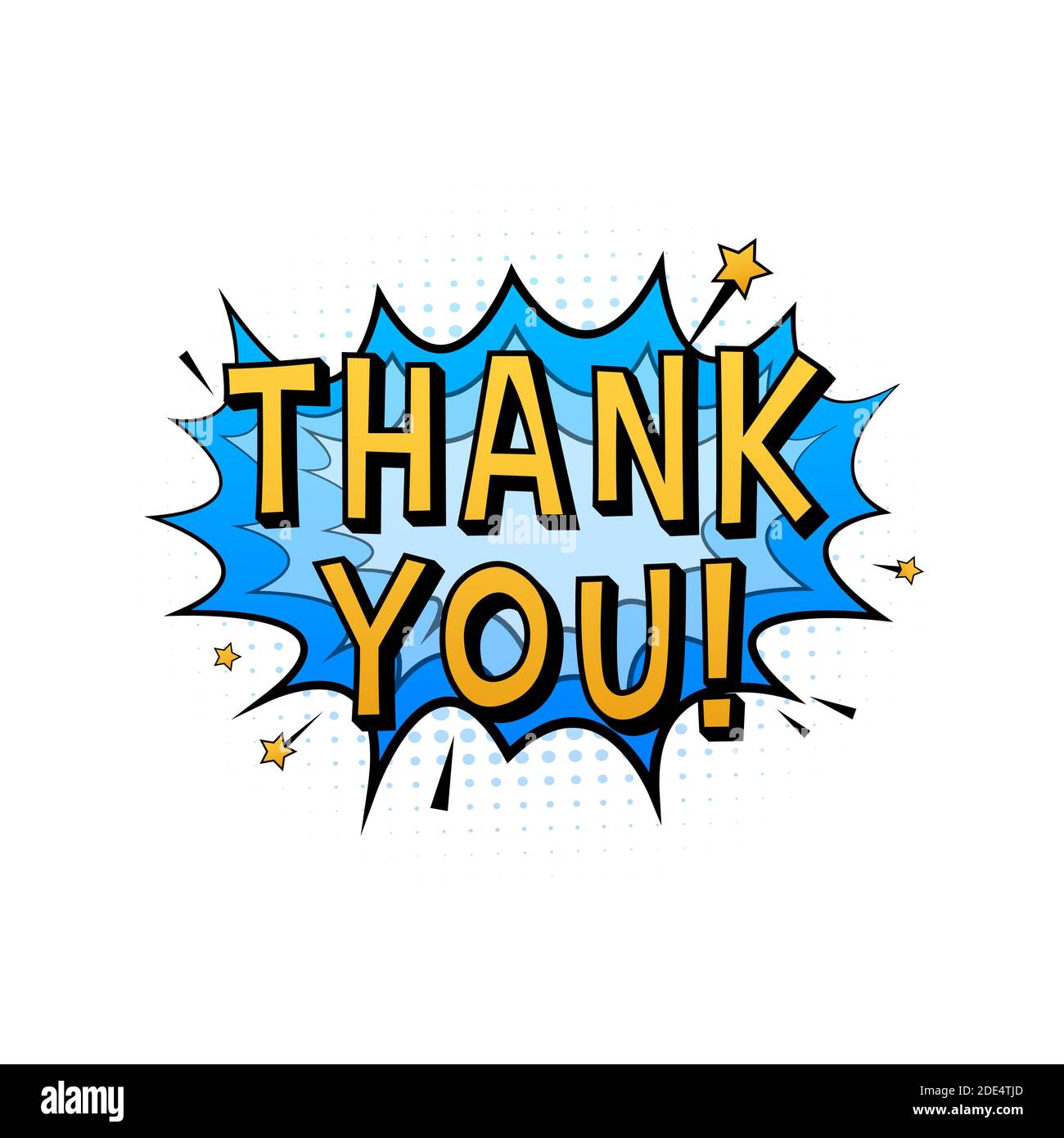 Bulles de la bande dessinée avec texte Merci. Illustration de dessin ...