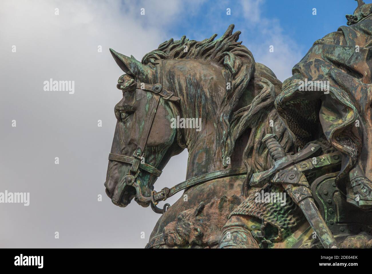 William conqueror statue falaise normandy Banque de photographies et d ...