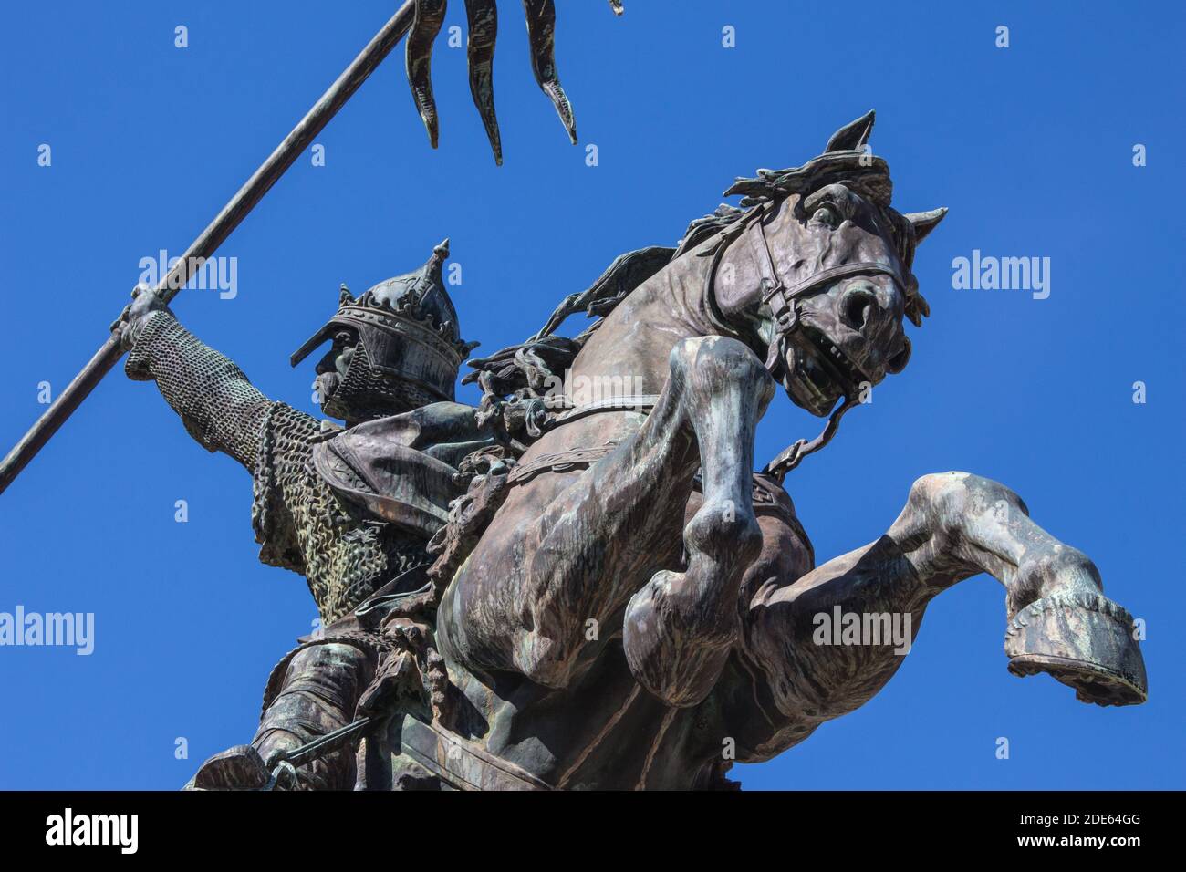 William Conqueror Statue Falaise Normandy Banque d'image et photos - Alamy
