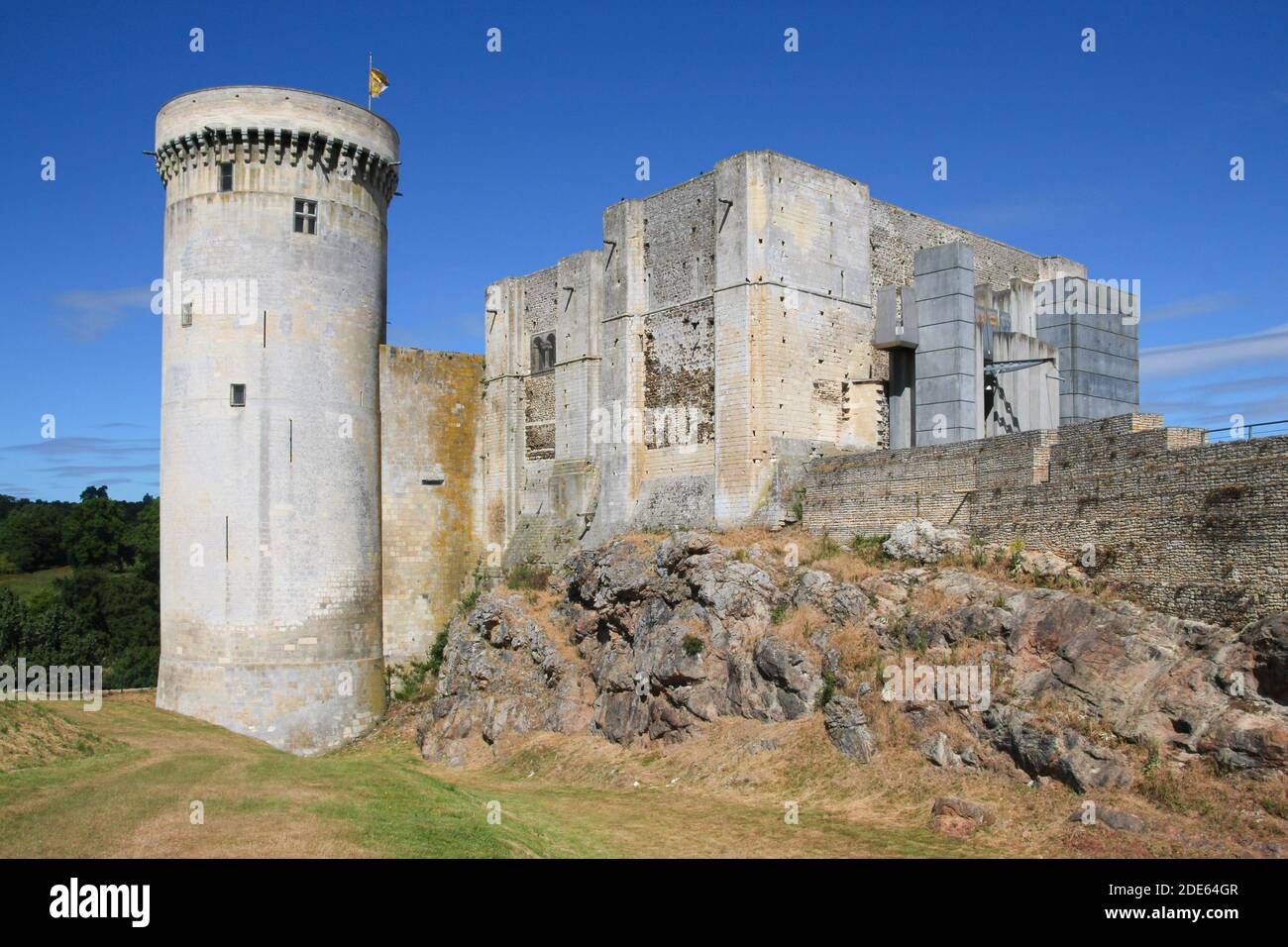Falaise castle normandy Banque de photographies et d’images à haute ...