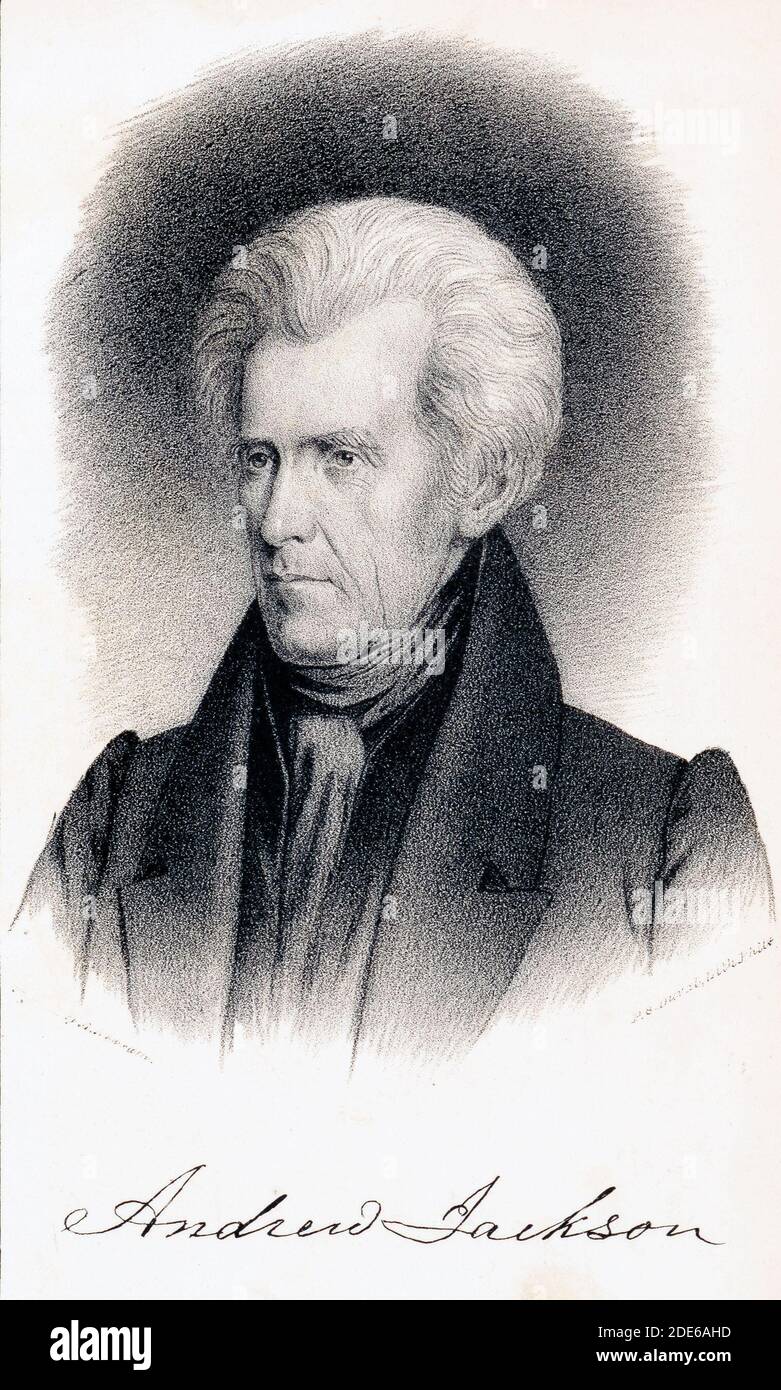 Andrew jackson portrait Banque de photographies et d’images à haute ...