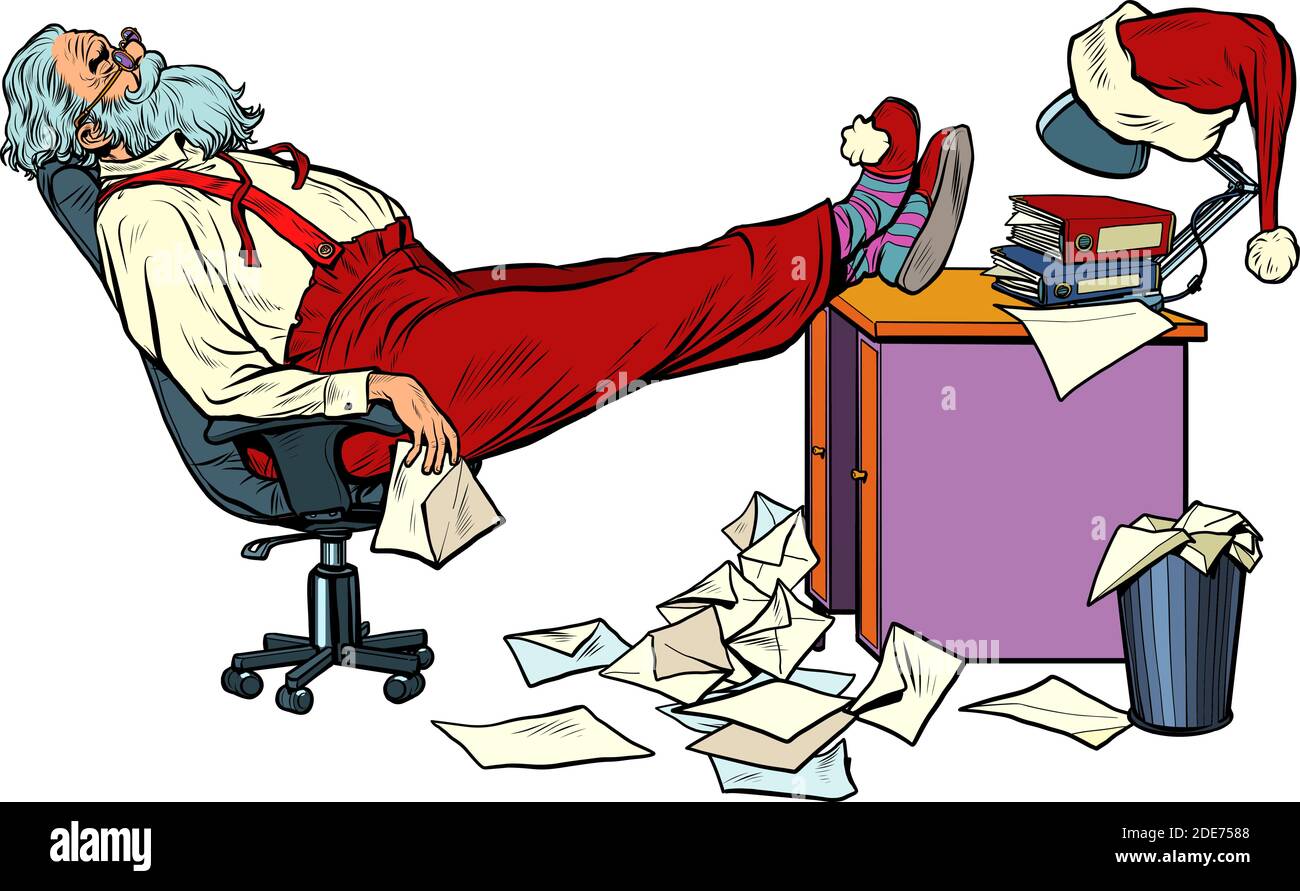 Fatigue de noël Banque d'images vectorielles - Alamy