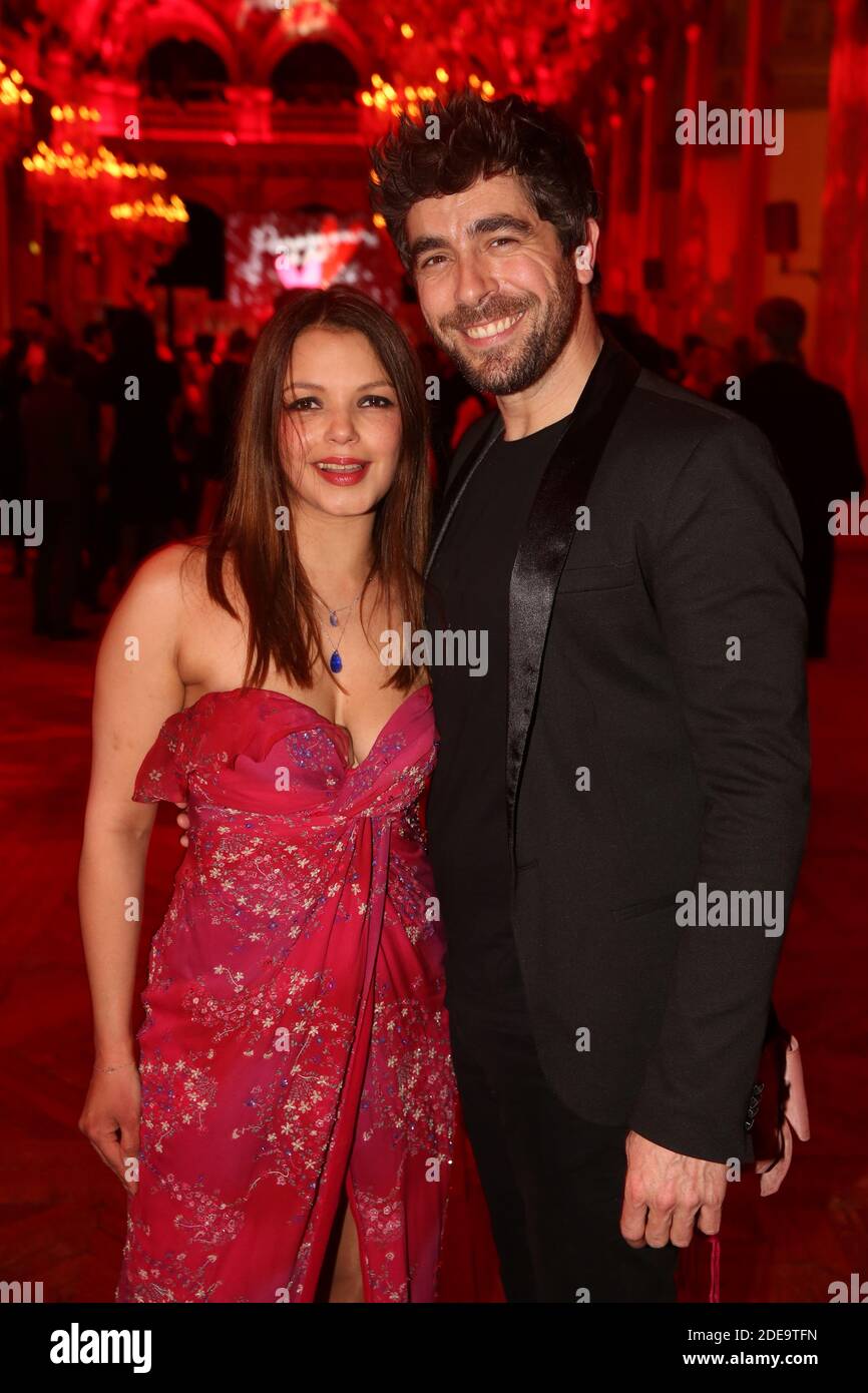 Severine Ferrer et Agustín Galiana lors de la soirée paratour le Bal de ...