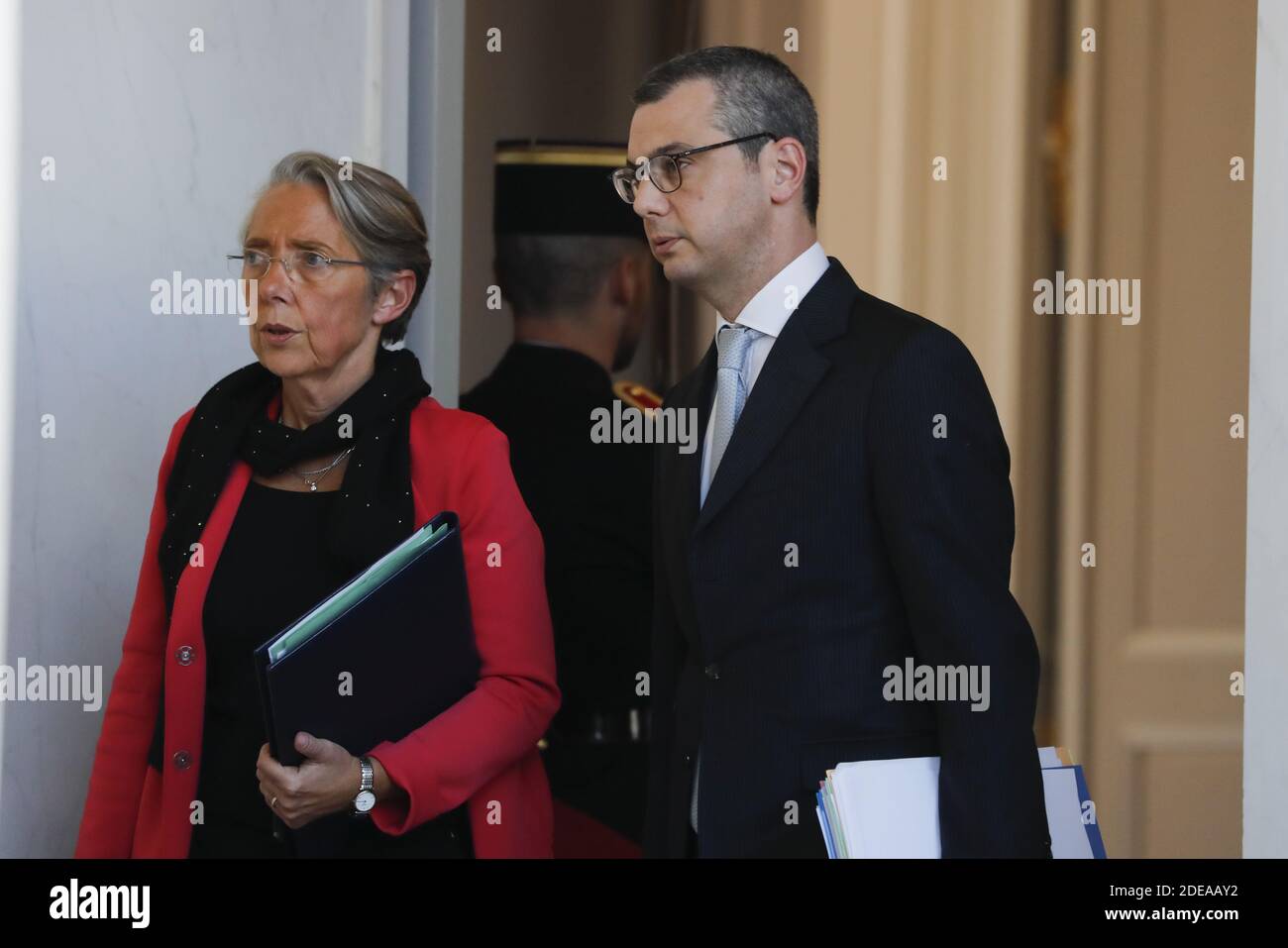 Ministre de la transition écologique en charge des Transports Elisabeth ...