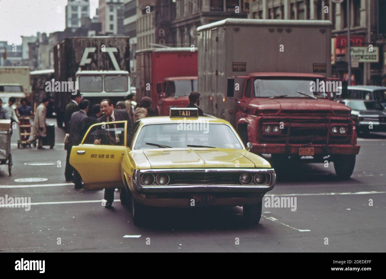 New york taxi 1970s Banque de photographies et d’images à haute ...
