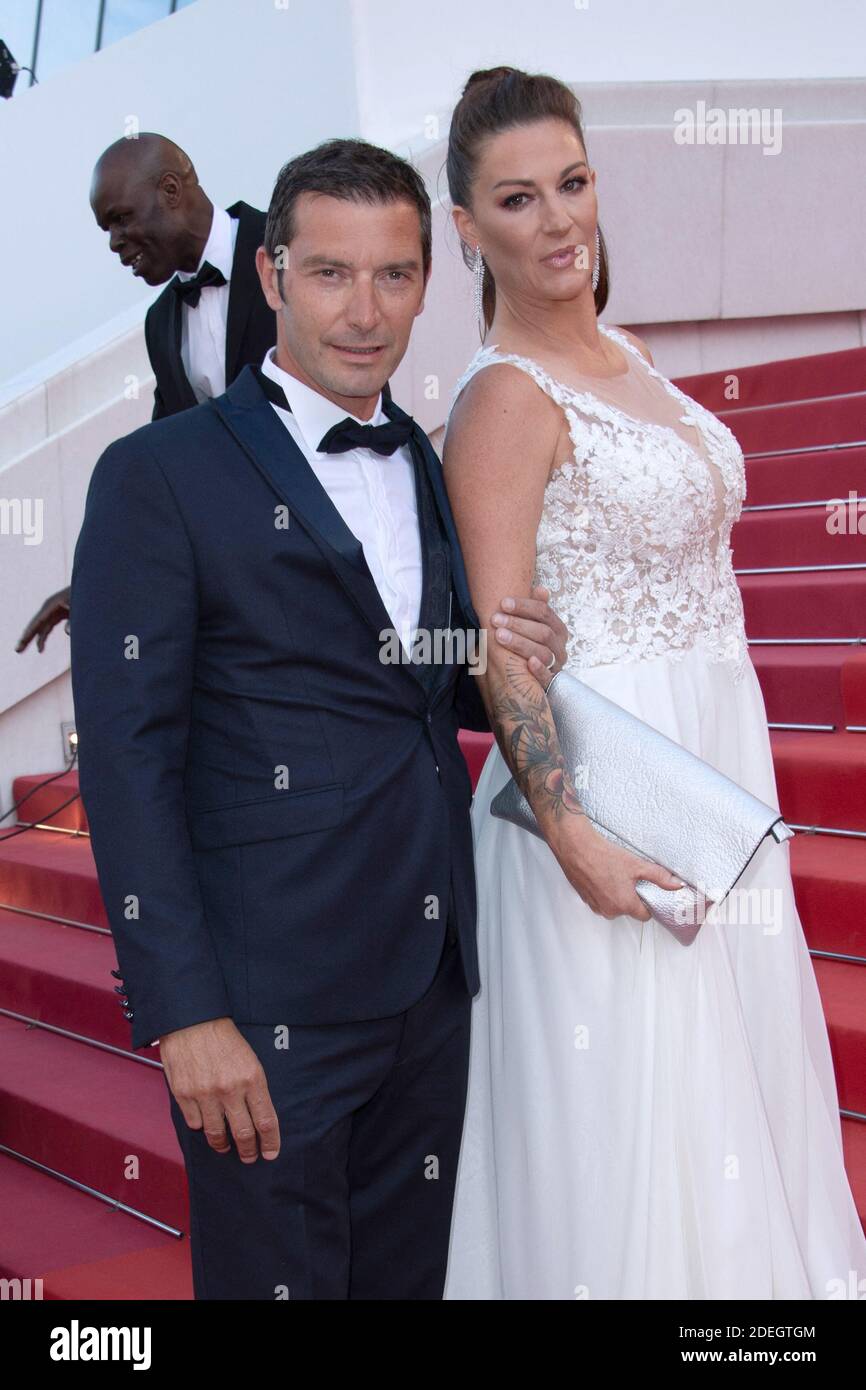 Franck Semonin et sa femme Helene Semonin assistent à la première de ...