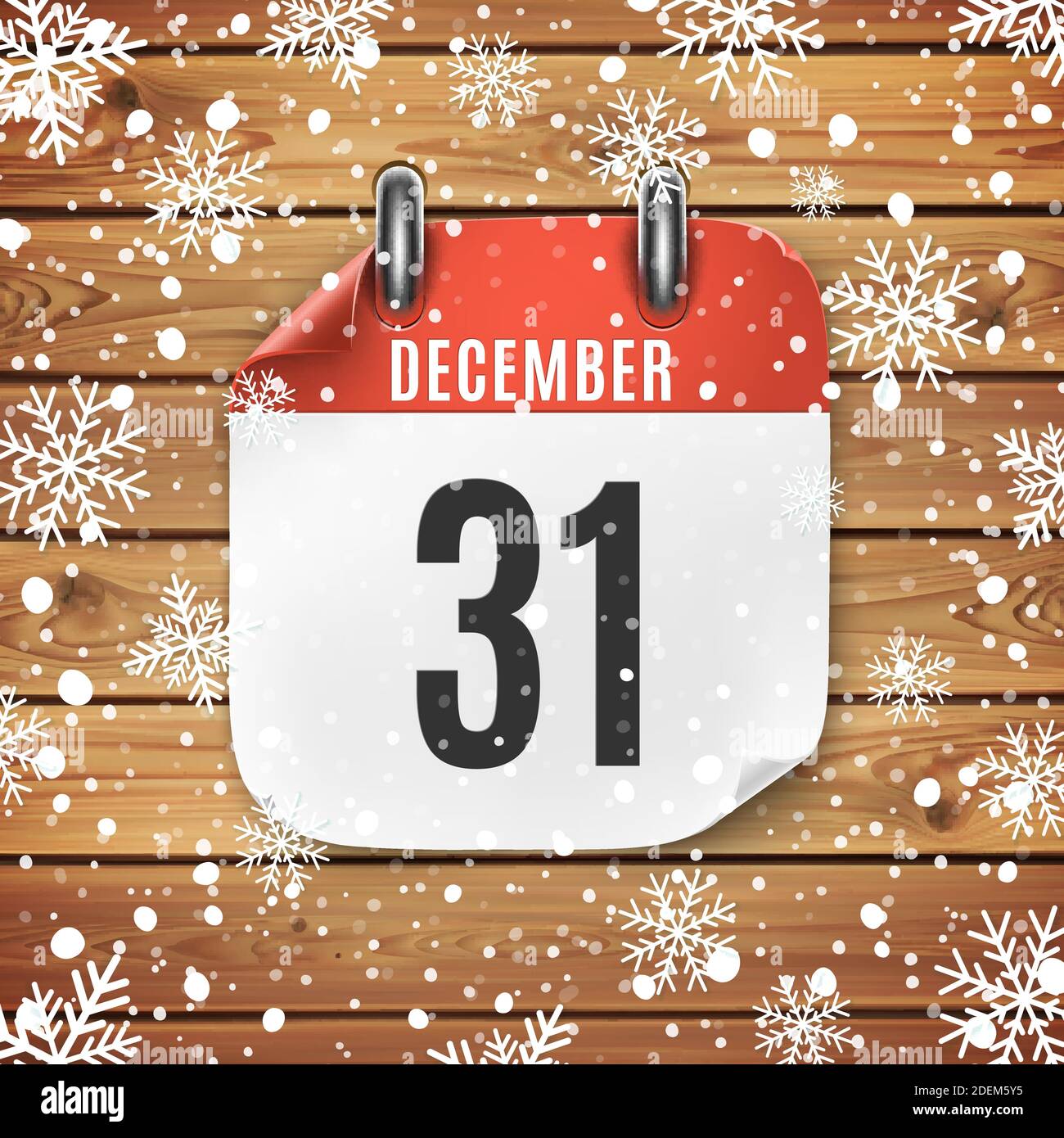 31 decembre affiche Banque d'images vectorielles - Alamy