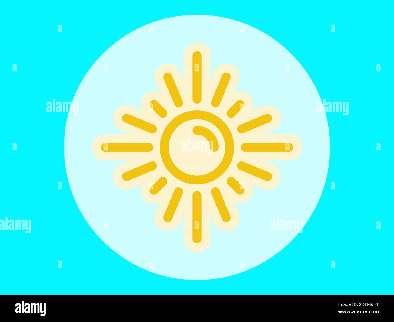 Source de chaleur Banque d'images vectorielles - Alamy