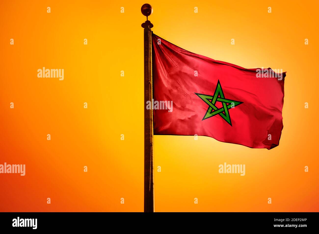 Drapeau du royaume du maroc Banque de photographies et d’images à haute ...