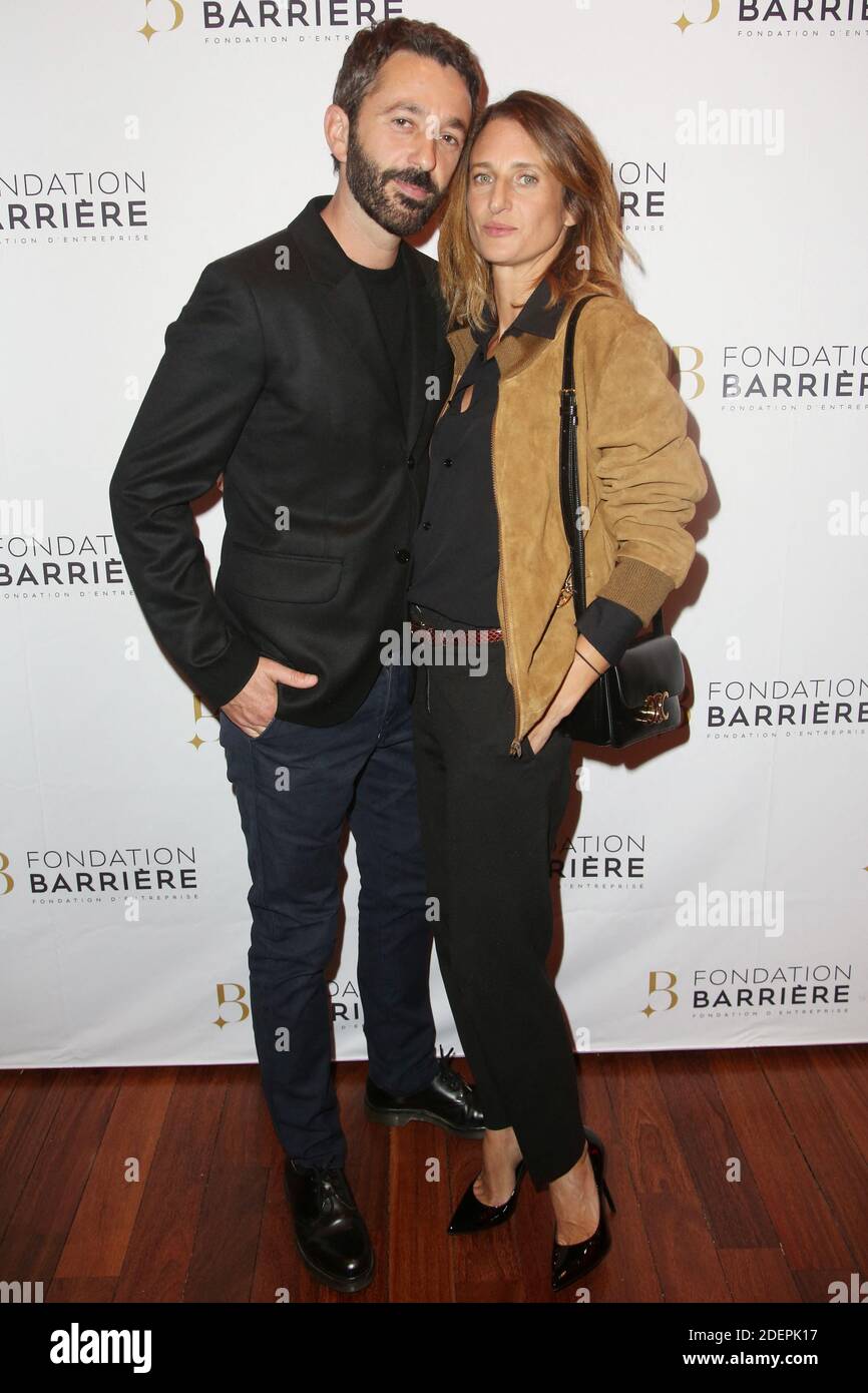 Benjamin Gauthier et Camille Cottin lors de la remise du prix Cinéma ...
