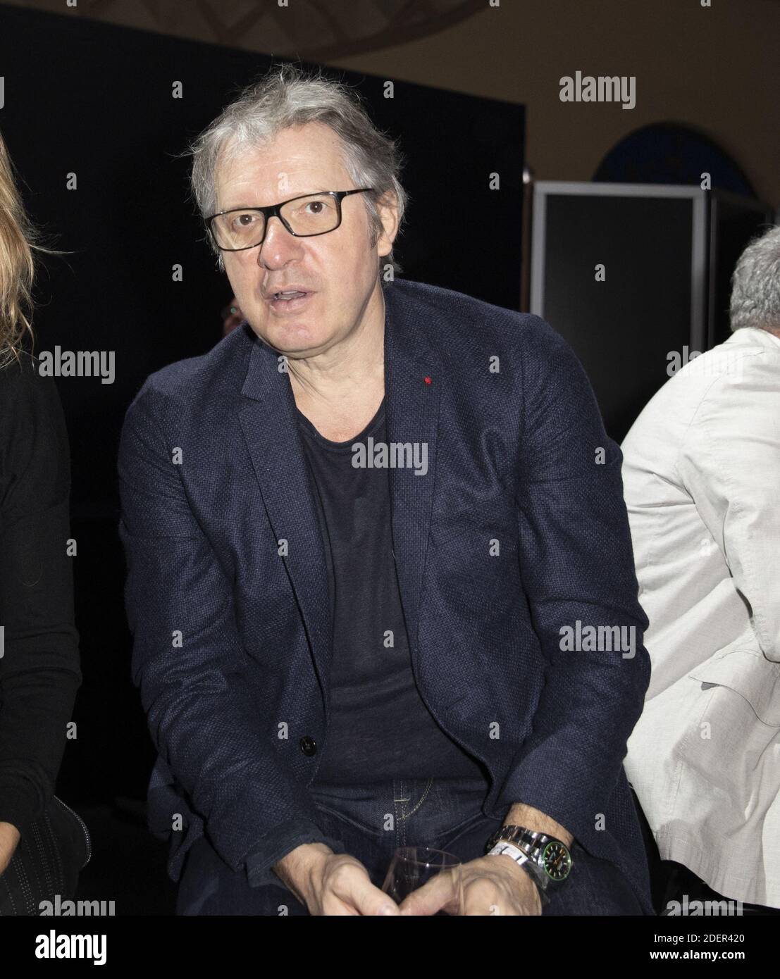 Thierry Rey lors de la presenation du logo officiel des Jeux Olympiques ...