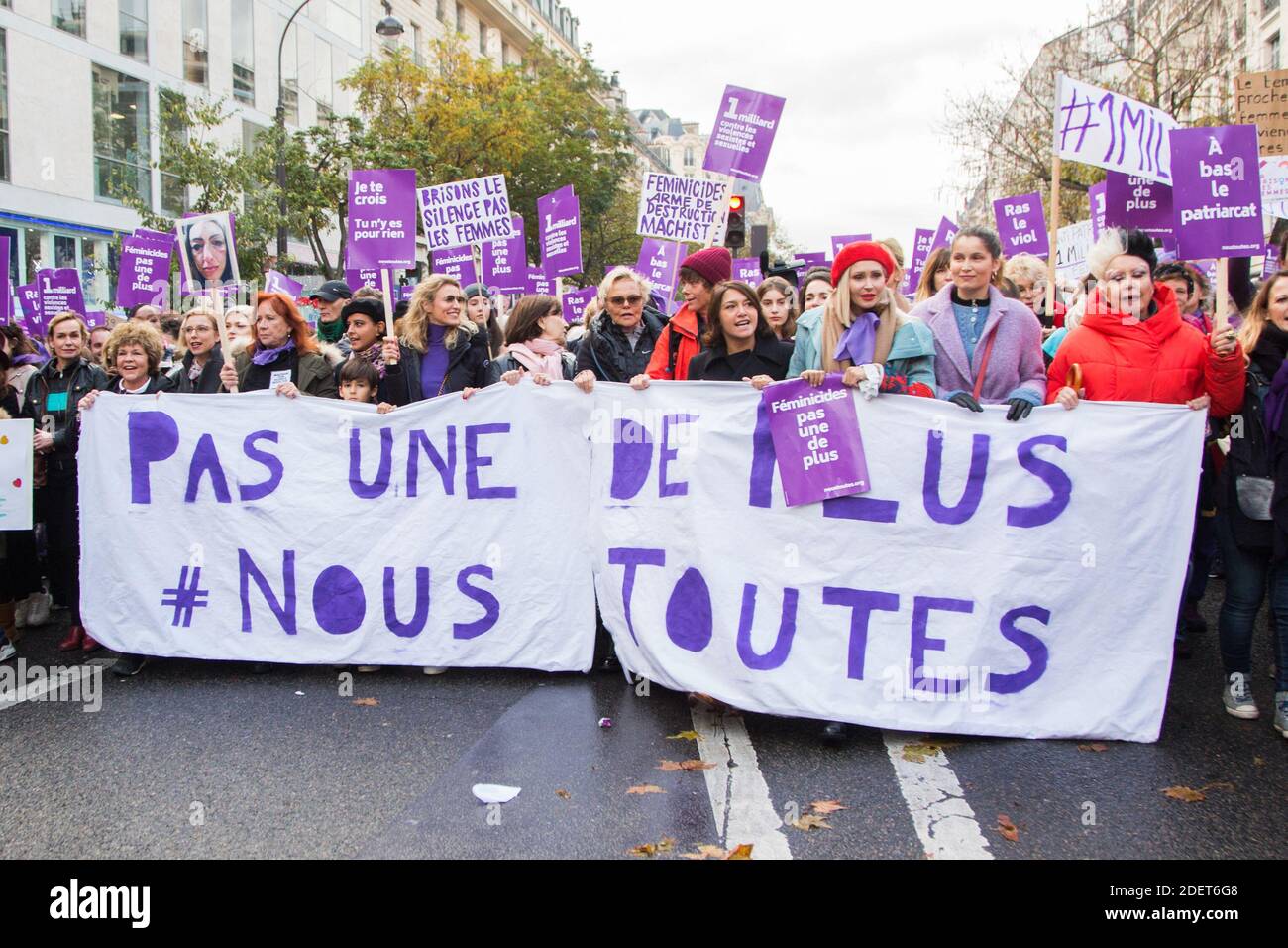 Sandrine Bonnaire, Sabine Paturel, Clementine Autain du Parti LFI, Eva ...
